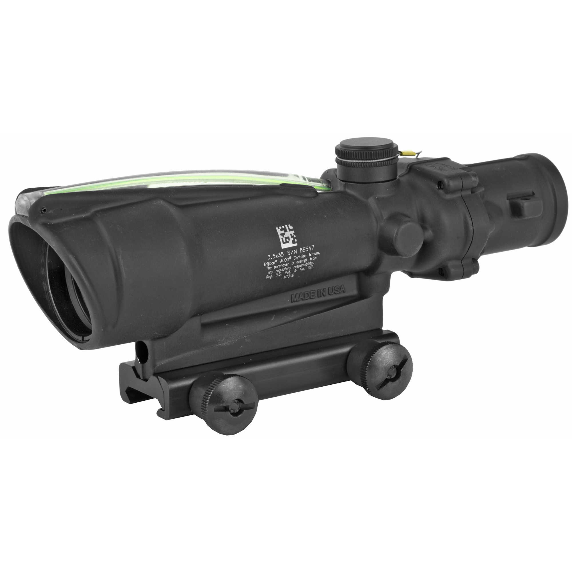 Trijicon ACOG 3.5X35 Green Horseshoe .308 Reticle With TA51 Mount ...